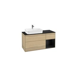 Villeroy & Boch V&B Waschtischunterschrank Wandbeleuchtung Finion 120cm, Pl b m, Reg re bla m Lac, Oa ven ; Villeroy & Boch (G402PDPC)