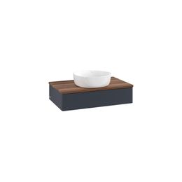 Villeroy & Boch V&B Waschtischunterschrank mit Frontstruktur -Beleuchtung Antao 80x19x50cm, WBP w. wal, md bl. m Lac ; Villeroy & Boch (L08112HG)