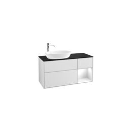 Villeroy & Boch V&B Waschtischunterschrank Finion 120cm, Pl b m, Rg glo wh. Lac, wh. m Lac ; Villeroy & Boch (F932GFMT)