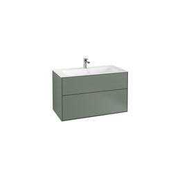 Villeroy & Boch V&B Waschtischunterschrank Finion 99,6x59,1x49,8cm, Olive Matt Lacquer ; Villeroy & Boch (F02000GM)