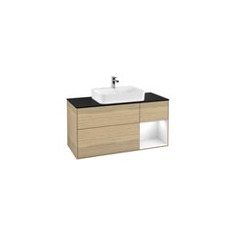 Villeroy & Boch V&B Waschtischunterschrank Finion 120cm, Pl b m, Rg re glo wh. Lac, Oa ven ; Villeroy & Boch (F422GFPC)