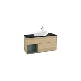Villeroy & Boch V&B Waschtischunterschrank Wandbeleuchtung Finion 120cm, Pl bla m, Reg Oli. m Lac, Oa ven ; Villeroy & Boch (G942GMPC)