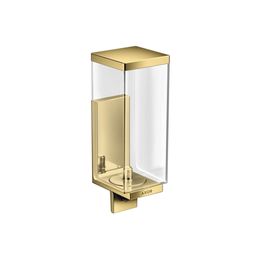 Hansgrohe Lotionssp Axor Uni Rectangular Glas, Wandmontage, polished gold optic (42610990)