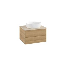 Villeroy & Boch V&B Waschtischunterschrank mit Frontstruktur -Beleuchtung Antao 60x36x50cm, WBP-farbe botti., honey oak ; Villeroy & Boch (L18113HN)