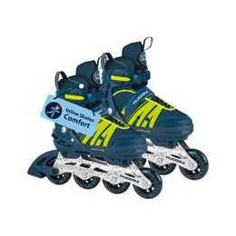 Hudora Inline Skates Comfort Gr. 29-34, Inline-Skates blau/gelb