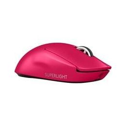 Logitech PRO X SUPERLIGHT 2, Gaming-Maus magenta, 2,4-GHz-LIGHTSPEED, kompatibel mit Windows und macOS