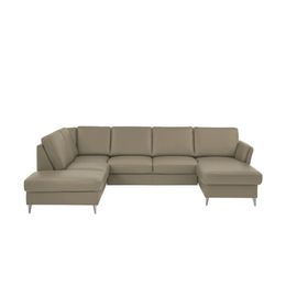 meinSofa Wohnlandschaft Veit grau Maße (cm): B: 305 H: 90 T: 200.0 Sofas > Sofas nach Material > Ledersofas » Sofa DE