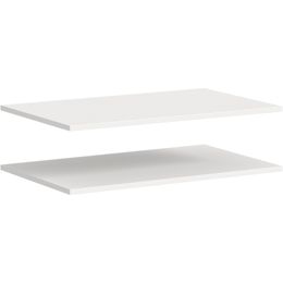 Einlegeboden Home Affaire "Skarde, Einlegeböden 78 cm", weiß, B:78cm H:1,6cm T:48cm, Spanplatte, Einlegeböden, Skarde, Einlegeboden 2er Set, 78 cm
