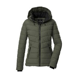 G.I.G.A. by Killtec Steppjacke "GW 32 WMN QLTD JCKT", Damen, Gr. 38, gr&uuml;n (olivgr&uuml;n), Obermaterial: 100% Polyester;Futter: 100% Polyester;F&uuml;llung: 100% Polyester, G.I.G.A. DX BY KILLTEC, Jacken Steppjacke, Elegante Damenjacke, wasserabweisend, atmungsaktiv, abnehmbare Kapuze, Topseller