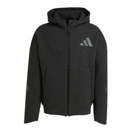 adidas Sportswear Athletic Zip-Up Hoodie 'Z.N.E.' male Black size L
