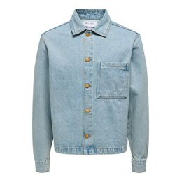 Only & Sons Only & Sons Jeansjacke 'ONSSprick' Herren Gr&ouml;&szlig;e L blau