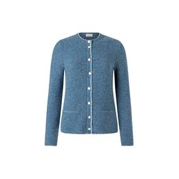Maerz Muenchen Strickjacke Damen Gr&ouml;&szlig;e M cyanblau / wei&szlig;