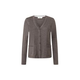 Maerz Muenchen Strickjacke Damen Gr&ouml;&szlig;e XL braunmeliert