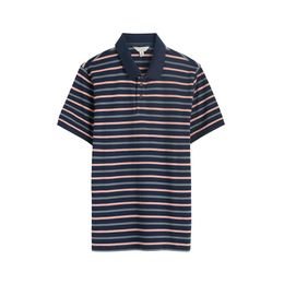 Seasalt Cornwall Poloshirt 'Balefire' Herren Gr&ouml;&szlig;e S hellblau / dunkelblau / lachs