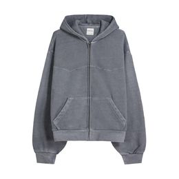 Bershka Sweatjacke Herren Gr&ouml;&szlig;e XL dunkelgrau