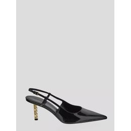 Givenchy Hohe Schuhe - Black Patent Slingback Pumps - Gr. 39 (EU) - in Schwarz - f&uuml;r Damen