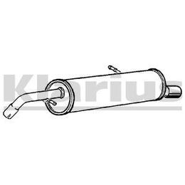 VEGAZ Endschalldämpfer für PEUGEOT CITROËN/PEUGEOT CITROËN 1730.86 173086 PGS-360