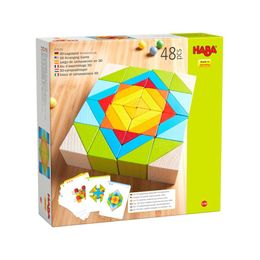 Haba Brettspiel 305459 - 3D-Legespiel Wuerfelmosaik - Ab 3 Jahren | Gr.: onesize
