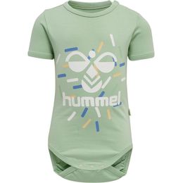 Hummel Druckknopf Strampler Hmllake Kinder in GRAYED JADE | Gr.: 68