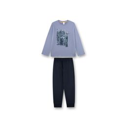 Sanetta Pyjama in Blau/Grau | Gr.: 188