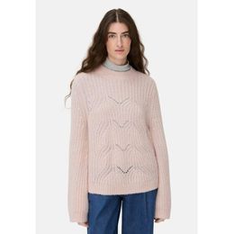 Camel Active Pullover mit strukturiertem Strickmuster in Lilarosa | Gr.: XL