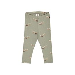 m&uuml;sli Babyleggings in Shadow/ Deep green/ Balsam cream | Gr.: 68