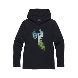 Kidsworld Kapuzenshirt in schwarz | Gr.: 140/146
