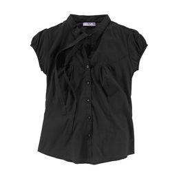 AJC Schluppenbluse in schwarz | Gr.: 40