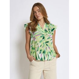 Desires Bluse in Sap Green Print | Gr.: 36