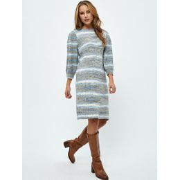 Minus Kleid in Dusty Blue Stripe | Gr.: XXL