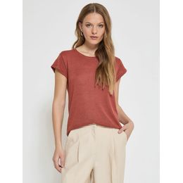 Minus T-Shirt in Barn Red Met. | Gr.: XS