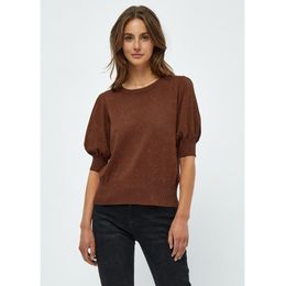 Minus T-Shirt in Dark Cinnamon Brown Metallic | Gr.: XL