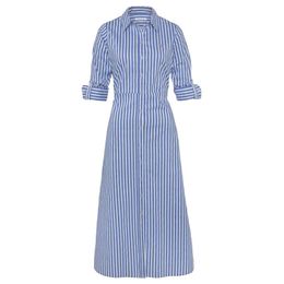 Delmao Blusenkleid in blau-wei&szlig; | Gr.: 42