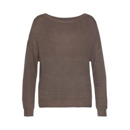 Lascana Strickpullover in stein | Gr.: 36-38