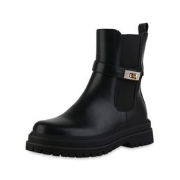 VAN HILL Biker Boots Anais in Schwarz | Gr.: 36