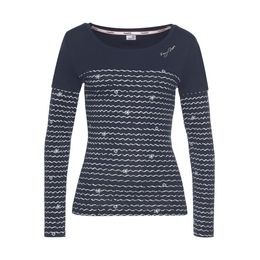 Kangaroos 2-in-1-Langarmshirt in marine | Gr.: 48/50