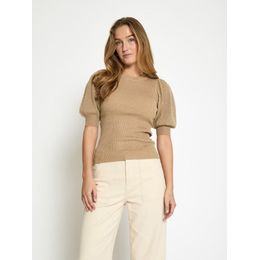 Minus Pullover in Tan Melange | Gr.: XL