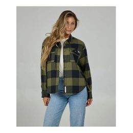 Salty Crew Flanell-Hemd Fathom in Olive | Gr.: S