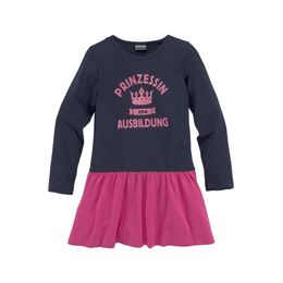 Kidsworld Jerseykleid in marine-pink | Gr.: 104/110