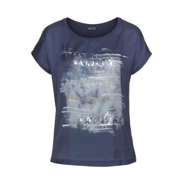 Laura Scott Shirtbluse in marine-grau | Gr.: 36