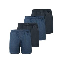 Schiesser Boxershort 4er Pack in Dunkelblau | Gr.: S