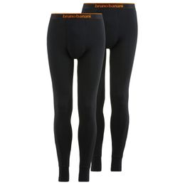 Bruno Banani Lange Unterhose WARM UP in Schwarz | Gr.: XXL