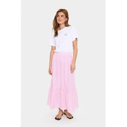 Saint Tropez Rock ElmikoSZ Gerade Passform in Fandango Pink White Stripe | Gr.: M