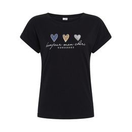 Kangaroos Kurzarmshirt in Schwarz | Gr.: 52/54