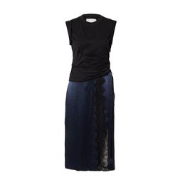 3.1 Phillip Lim Kleid 'ENDLESS LOOP' Damen Größe 38 dunkelblau / schwarz Winterkleid