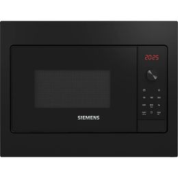 Siemens Einbau-Mikrowelle &raquo;BF523LMB3/BF523LMW3&laquo; Mikrowelle 800 W quickStart Funktion f&uuml;r schnelles & einfaches Aufw&auml;rmen der Speisen schwarz