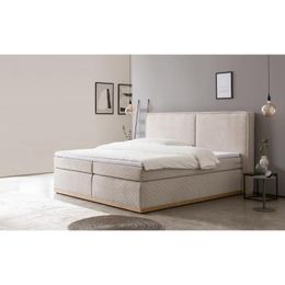 Home Affaire Boxspringbett »SHERWOOD Cord Hotelbett, Polsterbett Premiumbett Boxbett« Bestseller Otto ́s Choice Luxusbett in 4 Breiten, Hochwertiger..