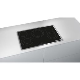 Bosch Elektro-Kochfeld &raquo;PKC845FP1D&laquo; DirectSelect f&uuml;r einfachen Bedienkomfort, umlaufender Rahmen Schwarz