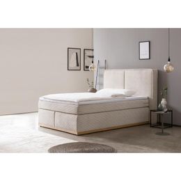Home Affaire Boxspringbett »SHERWOOD Cord Hotelbett, Polsterbett Premiumbett Boxbett« Bestseller Otto ́s Choice Luxusbett in 4 Breiten, Hochwertiger..