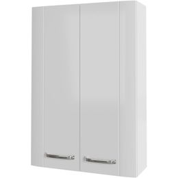 SAPHIR Hängeschrank »Hängeschrank Serie 3006 Badschrank 50cm, 2 Türen, 2 Glaseinlegeböden« Badezimmer-Hängeschrank inkl. Türdämpfer, Wandschrank 73...
